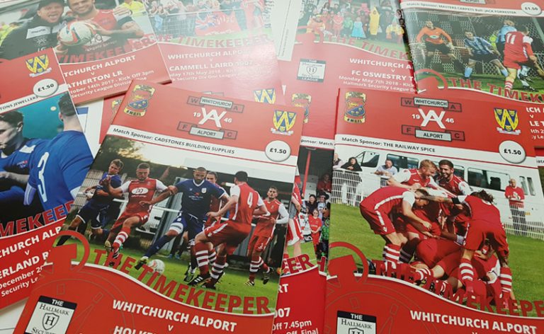 Match Day Programmes Made Simple - Call us now 01782 525500